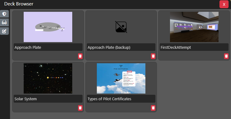 Deck Editor Layout 3deck Documentation 9708